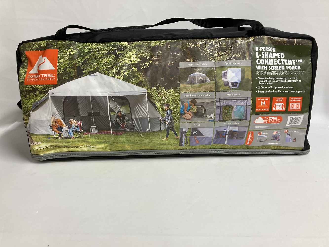 Ozark Trail 8 Person Connect Tent With Screen Porch